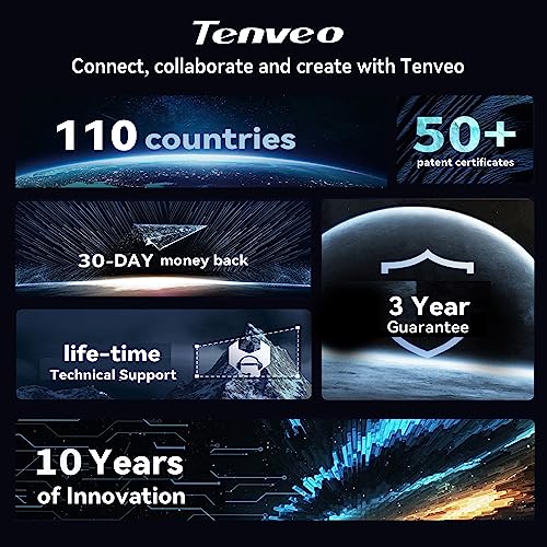 Tenveo 2.0 5M Active Extended USB Cable with Signal Amplifier Type A Male to Female No Delay Efficient Data Transmission Compatible with Webcam USB Keyboard Home Work Standing Version