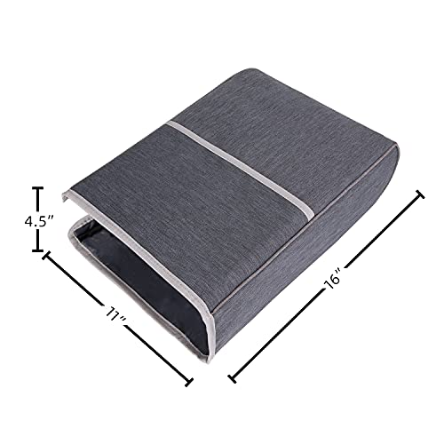 OSPUORT PS5 Dust Cover Thickened Lining for Playstation 5 Console Disc Edition and Digital Edition PS5 Dust Protector Anti Scratch Waterproof Cover Case(Gray)