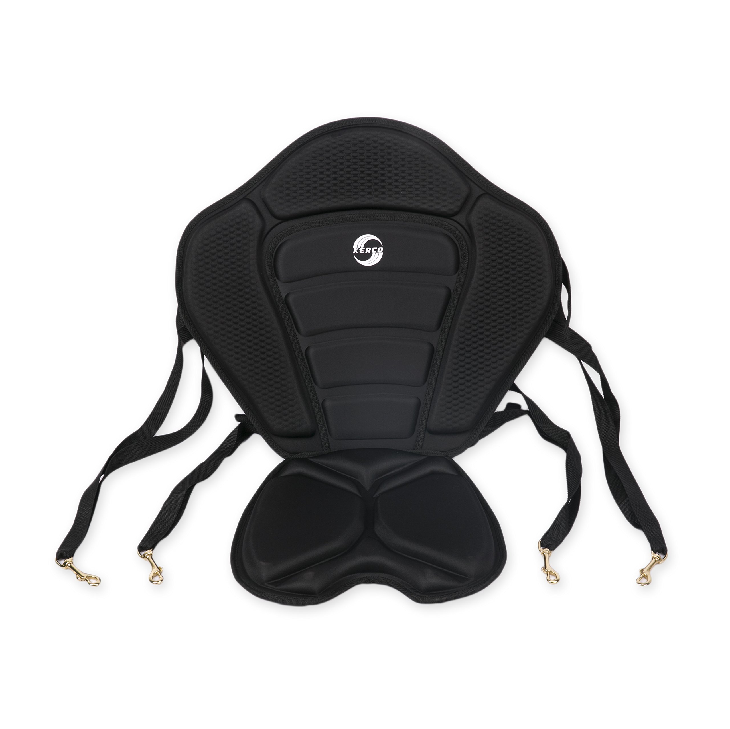 Kerco Angler-x Adjustable Sit on Top Kayak Seat w/Back Pack Extra Thick Seat Pad