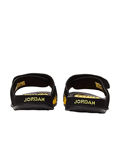 Nike Jordan Hydro IV Retro Men's Slides (Black/Tour Yellow, 9)