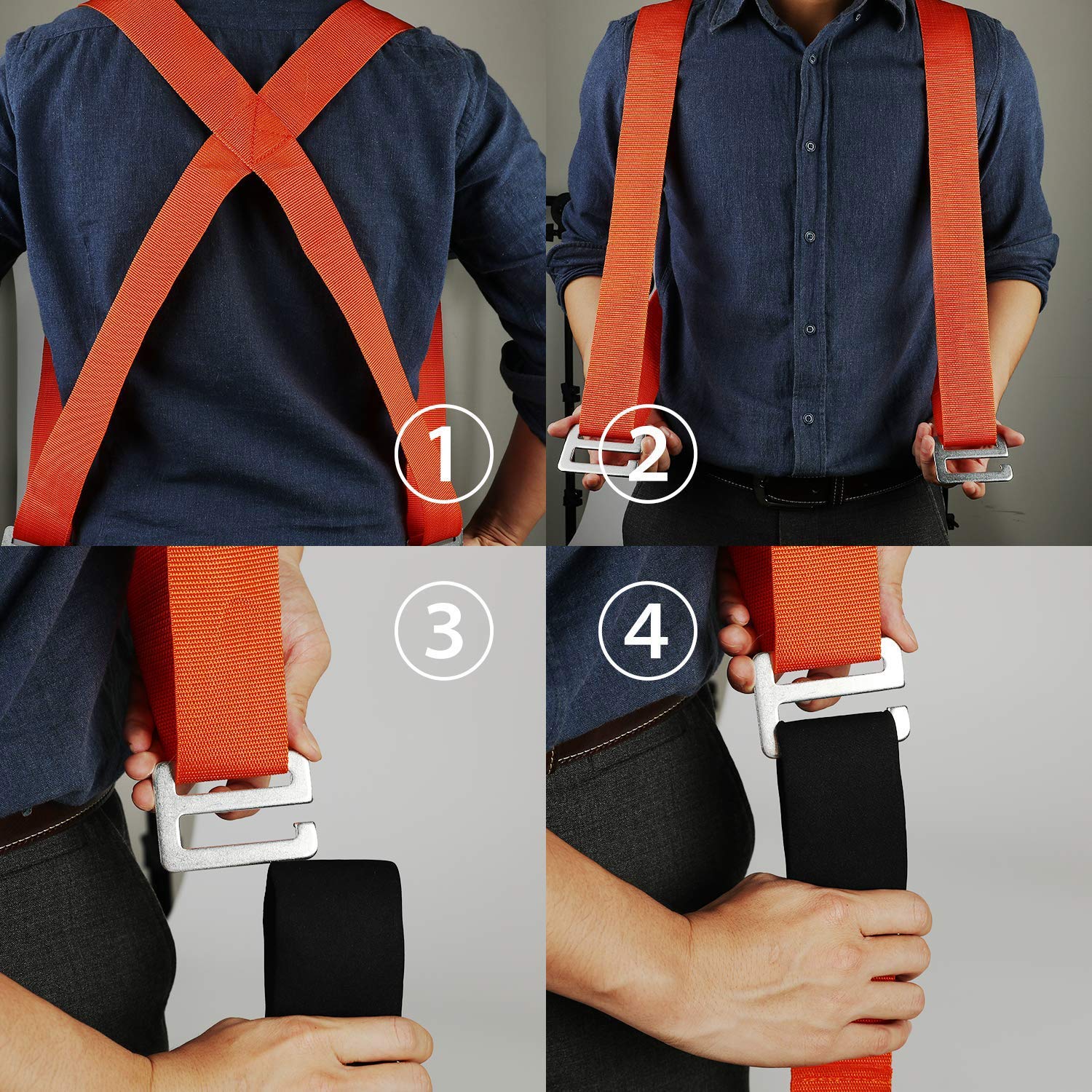 Moving Straps, YTTAO Moving and Lifting Straps, Moving Straps Lifting Shoulder 2 Person, Straps for Moving Refrigerator. Carrying for Furniture, Appliances, Mover Strap Harness