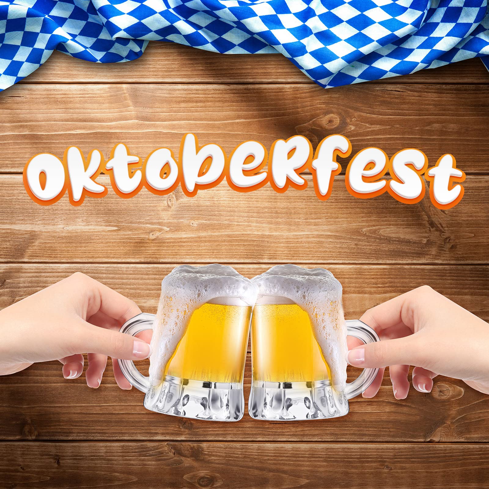 Meanplan Mini Beer Mugs Bulk Shot Glasses Beer Glasses Set 1oz Small Clear Beer Stein with Handles Mini Tasting Whiskey Cups for Drinking Beer Festival Birthday BBQ Bar Party(12 Pieces, Plastic)