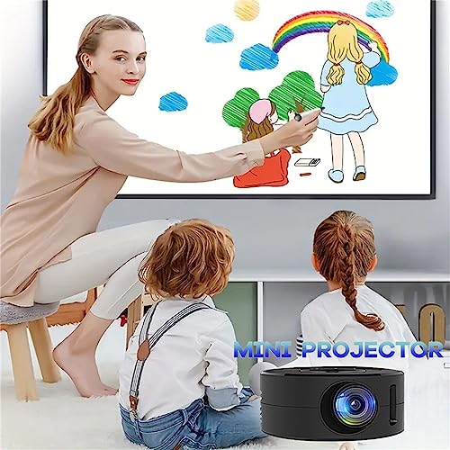 Mini Projector, Portable 1080P HD Projector, Indoor Outdoor Home Movie LED Video Projector, WIFI Movie Projector With USB HDMI Port And Remote Control