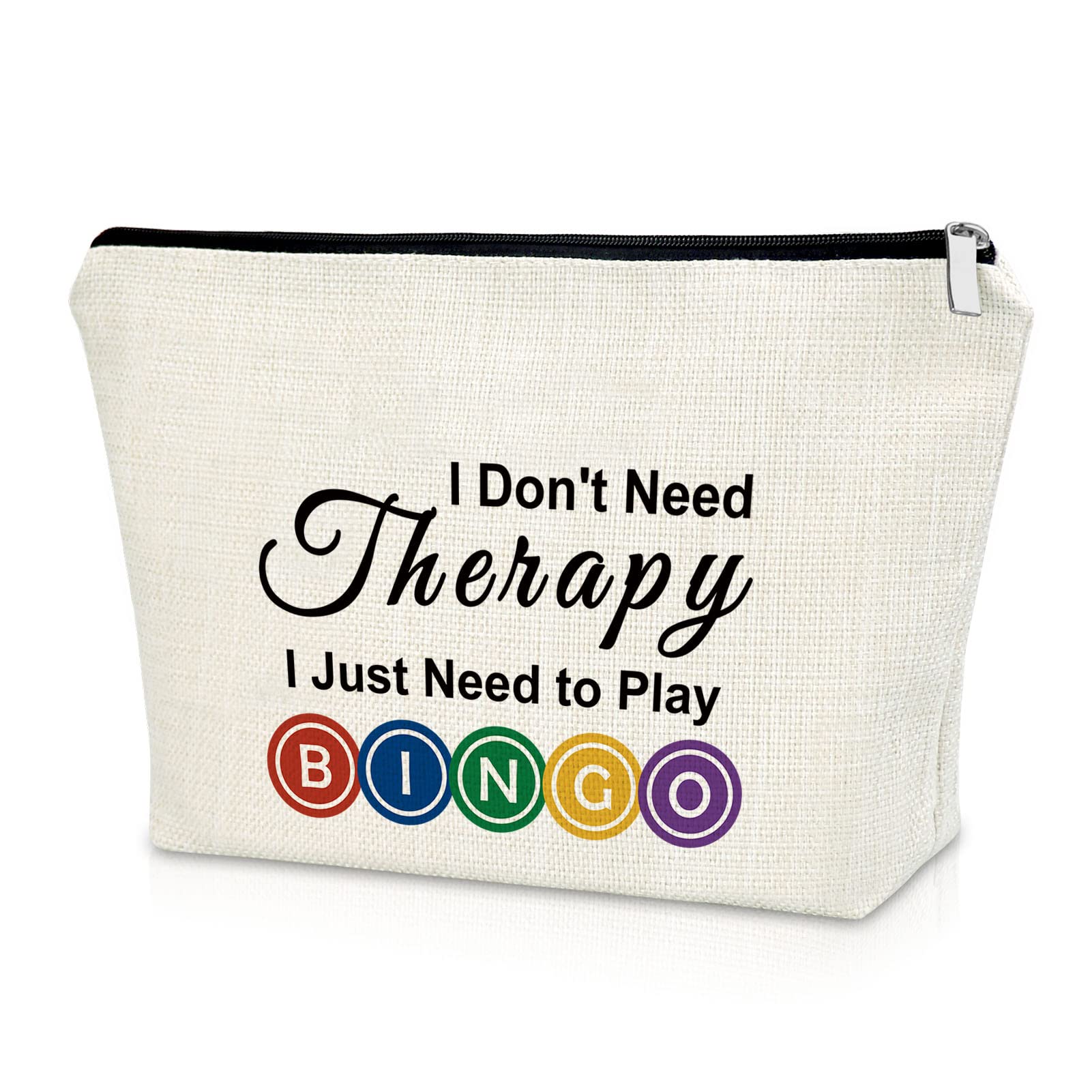 Sazuwu Bingo Lover Gifts Gambling Gift for Women Makeup Bag Bingo Player Game Gifts Birthday Gifts for Friend Female Cosmetic Bag Casino Lovers Gifts Christmas Gifts for Her Cosmetic Travel Pouch