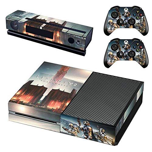 okanhyeu Xbox One Console and 2 Controllers Skin Set - Playing video game – Xbox One Vinyl