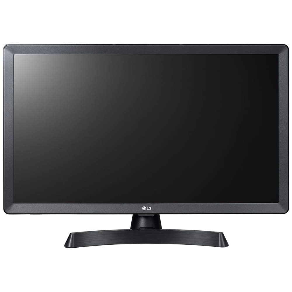 LG 24LM530S-PU 24 inch HD Smart TV with webOS 3.5 Bundle with 2X 6ft High Speed HDMI Cable Black and Stanley SurgePro 6 NT 750 Joule 6-Outlet Surge Adapter with Night Light