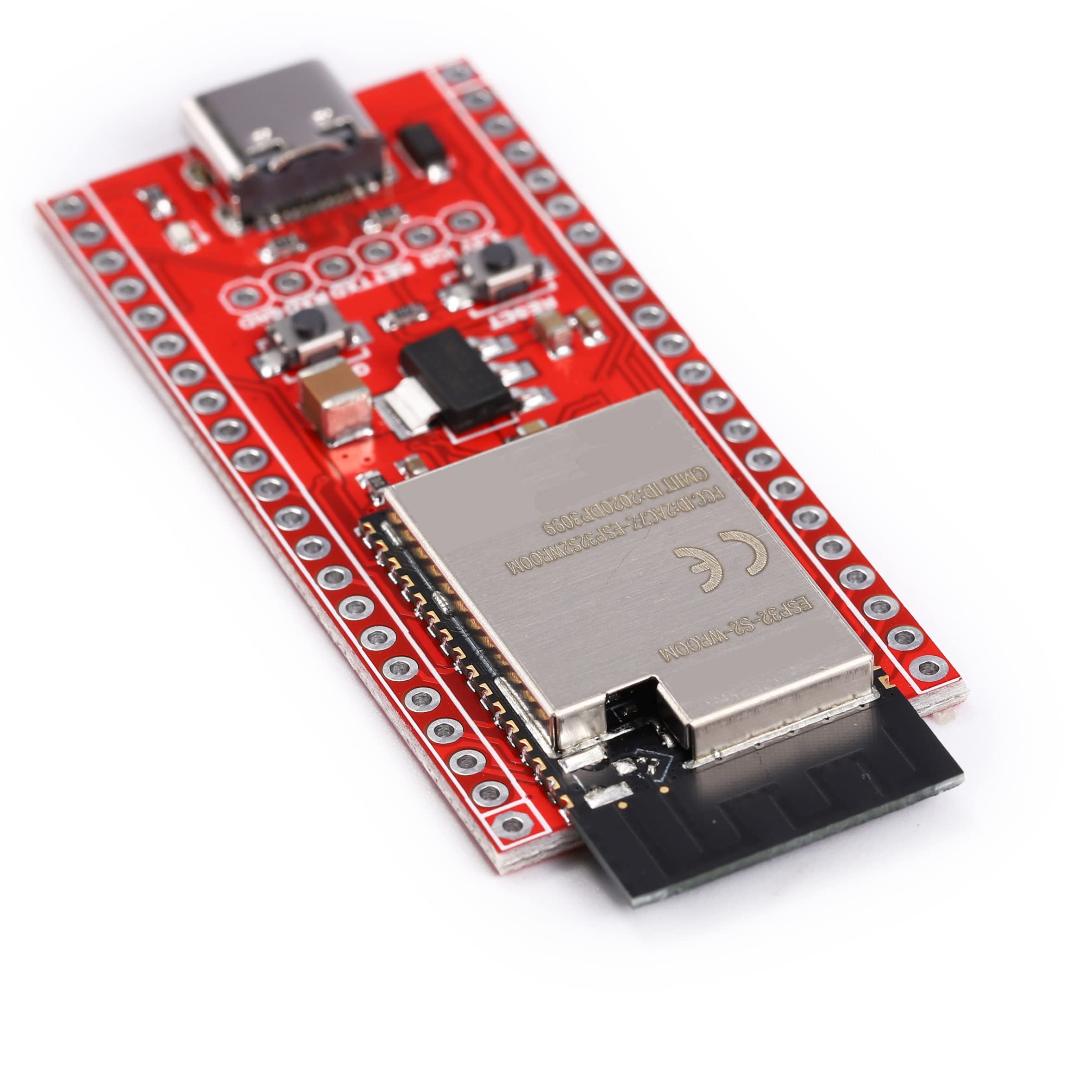 Teyleten Robot ESP32-S2-WROOM ESP32-S2 IoT Development Board Wi-Fi MCU Module Wireless Module 32-Bit Single-Core 2.4GHz for MicroPython 3pcs