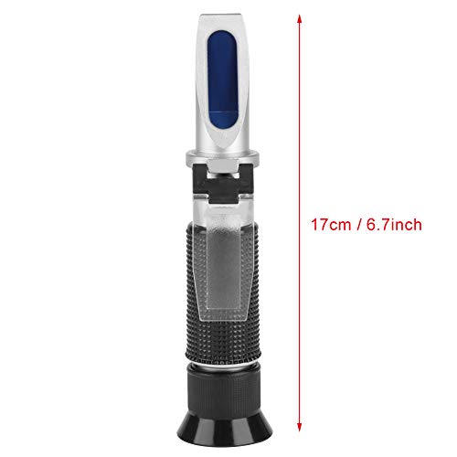 Salinity Refractometer, 1pc Professional 0-28% Accurate Salinometer Refractometer Food Salinity Tester Meter with Automatic Temperature Compensation