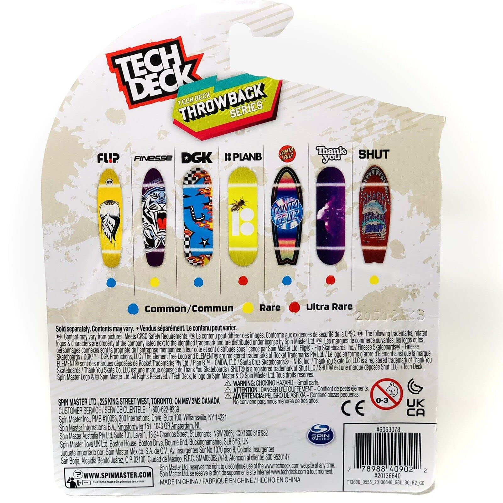 Tech Deck 2022 Plan B Skateboards Bumble Throwback Ultra Rare Walmart Exclusive New