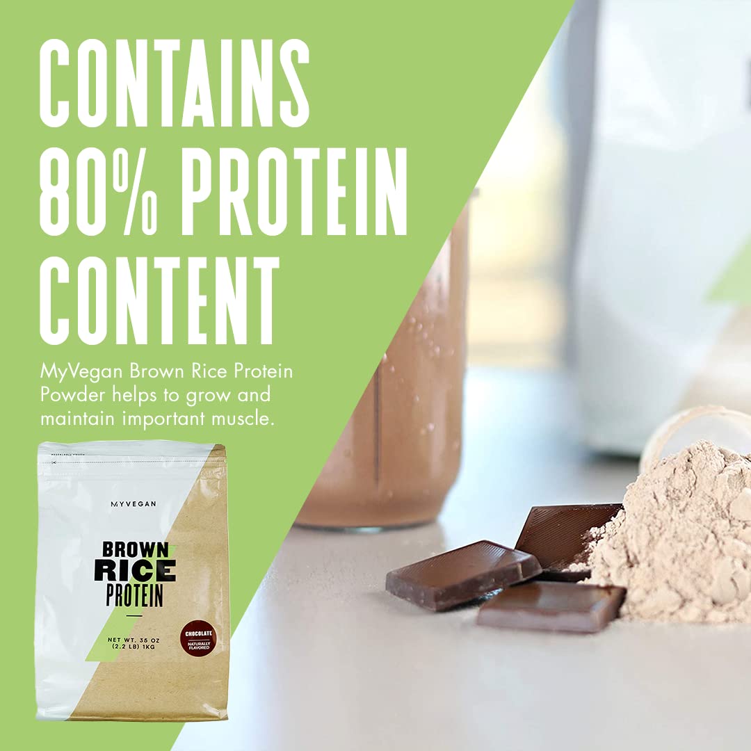 Myprotein® MYVEGAN Brown Rice Protein Powder, Chocolate Stevia, 2.2 Lb (33 Servings)