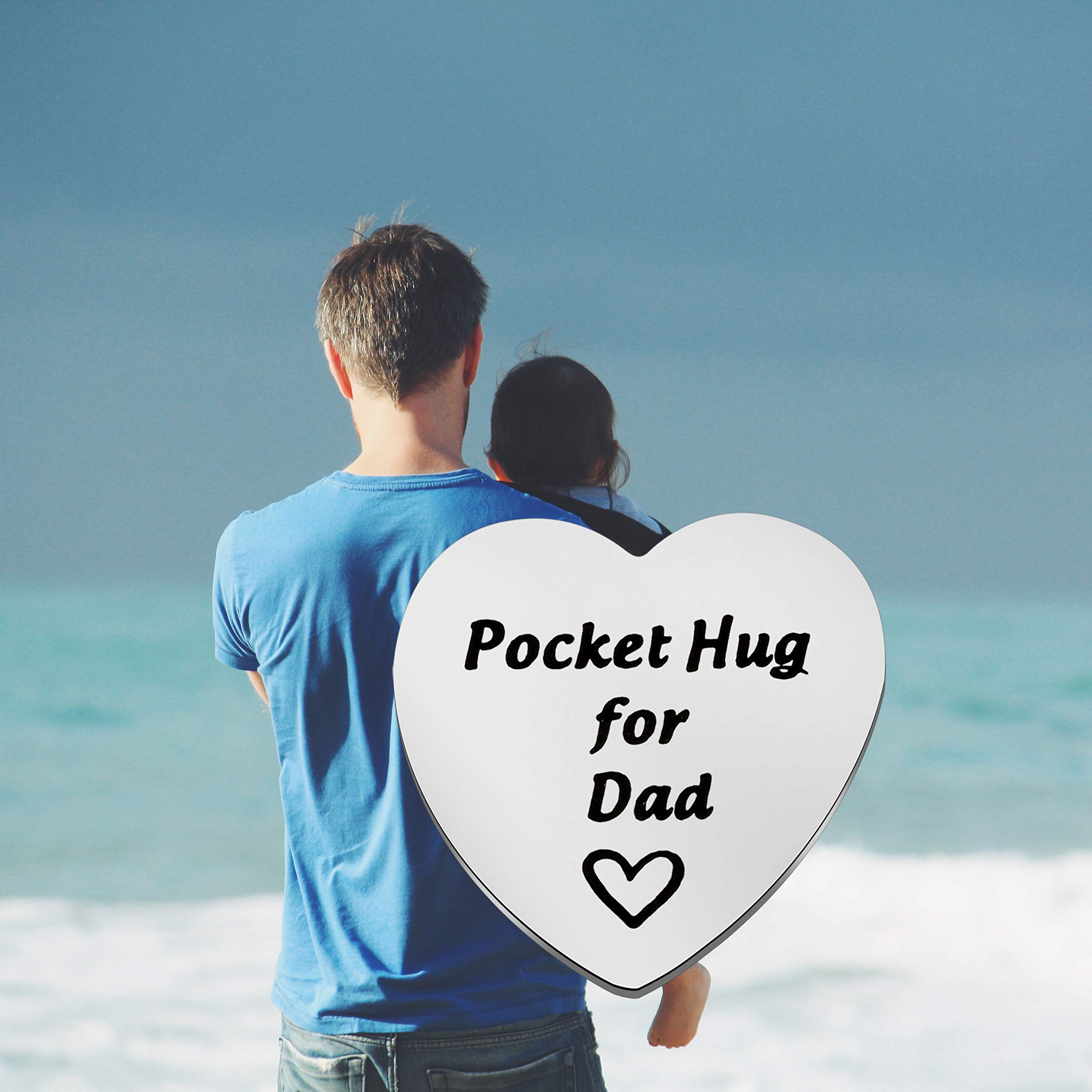 Lywjyb Birdgot Mom Gift Pocket Hug for Mom Gifts Mom Gifts from Son Daughter Pocket Hug Token Gift (Pocket Hug for Dad)