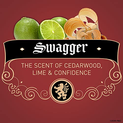 Old Spice Swagger Starter Kit, One Refillable Case, Two Antiperspirant Deodorant Refills, 2 oz each, Total 4 oz