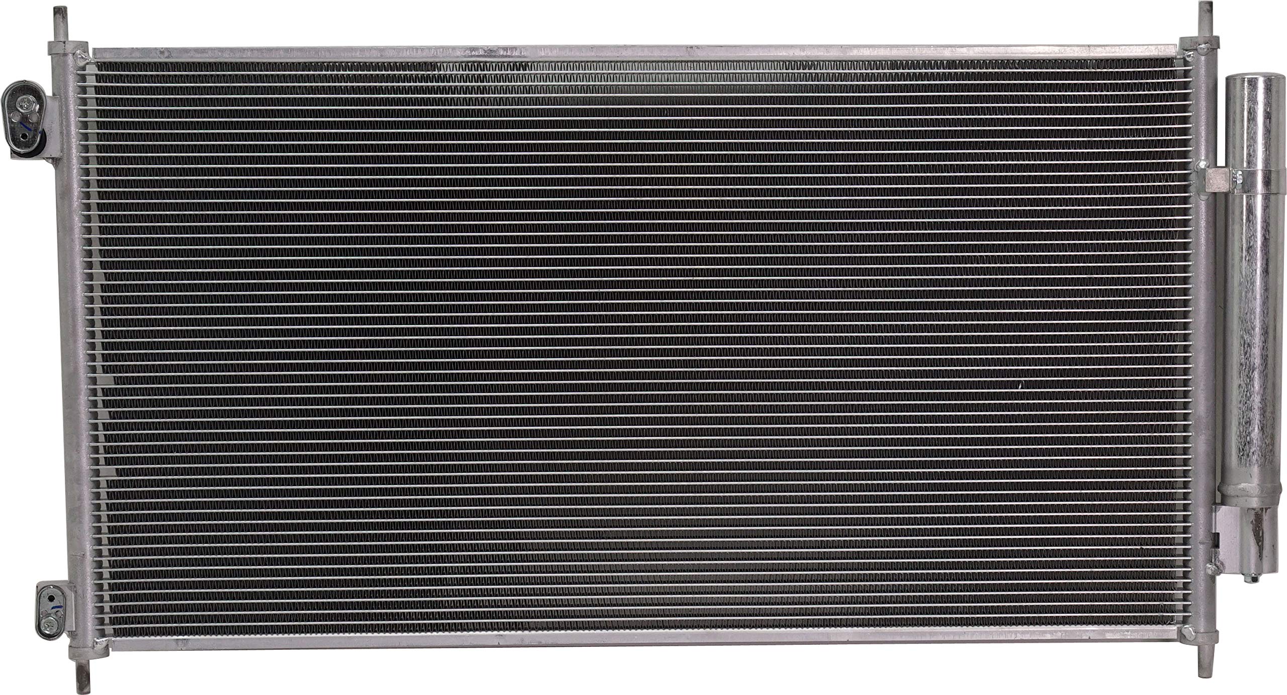 Kool Vue A/C Condenser Compatible With 2008-2012 Honda Accord, Fits 2012-2015 Crosstour, Fits 2010-2011 Accord Crosstour With Receiver Drier