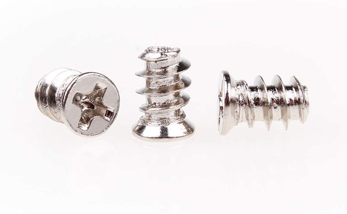 SYZHIWUJIA Screw Computer Pc Case Cooling Fan Mount Screw Heat Dissipation Fans Screws Flat Head Screw (Color : M5 X 8, Size : Silver)
