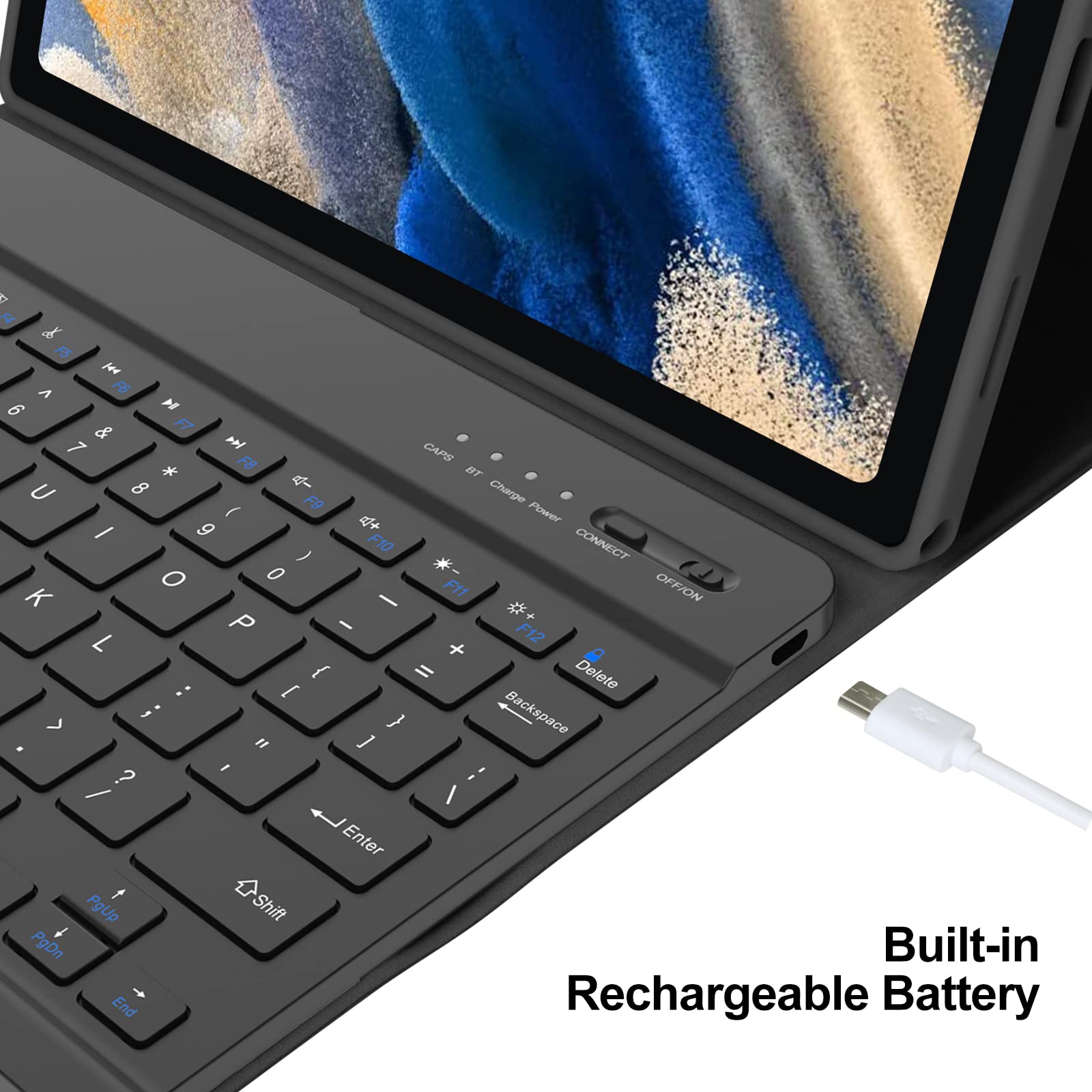 MORECOO i-Pad Keyboard Case for 9.7 6th Gen 2018