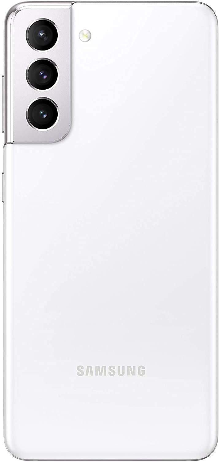 Samsung Galaxy S21 5G (SM-G991B/DS) Dual SIM 256GB, 6.2”, Factory Unlocked GSM, International Version - No Warranty - Phantom White