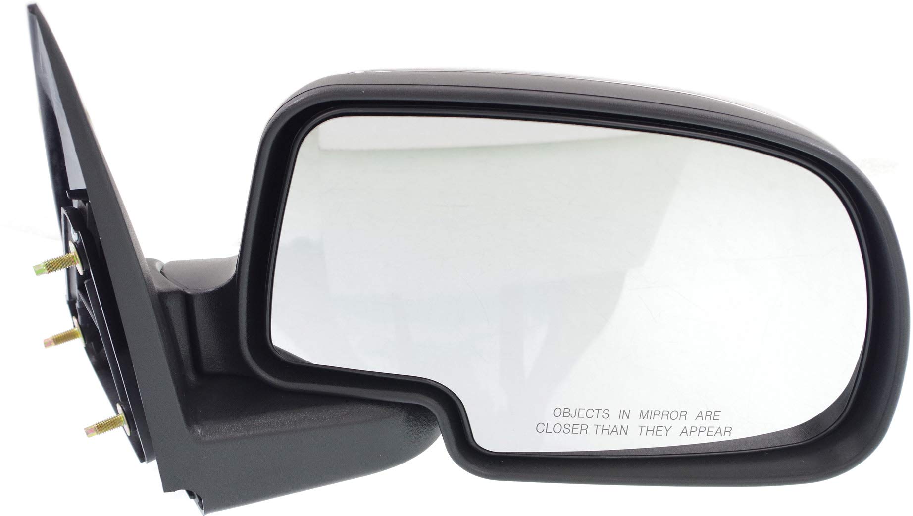 Kool Vue Left & Right Manual Non-Heated Door Mirrors Compatible With Chevrolet Silverado 1500 1999-2006 Without Blind Spot Feature Chrome Pair Extended Cab & Standard Cab