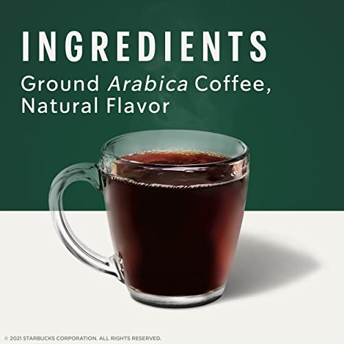 Starbucks Coffee Company Starbucks Flavored Ground Coffee K-Cup Pods, Toffeenut, Signature Collection, 100% Arabica Coffee, Recyclable K-Cups, 10 K-Cup Pods/Box (Pack of 2 Boxes)