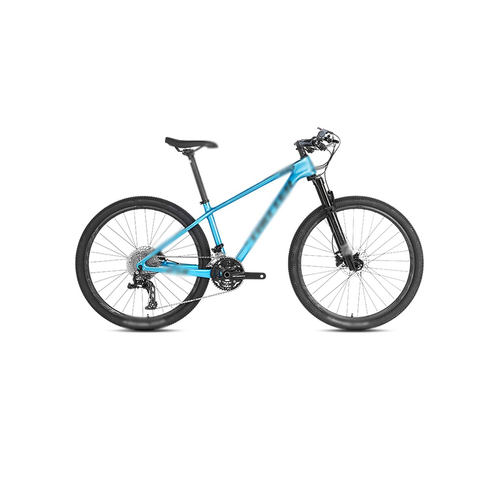 QYTECzxc Mens Bicycle Bicycle,27.5/29 Inch Carbon Mountain Bike Bicycle Remote Lockout Air Fork (Color : Blue, Size : 27.5x15)