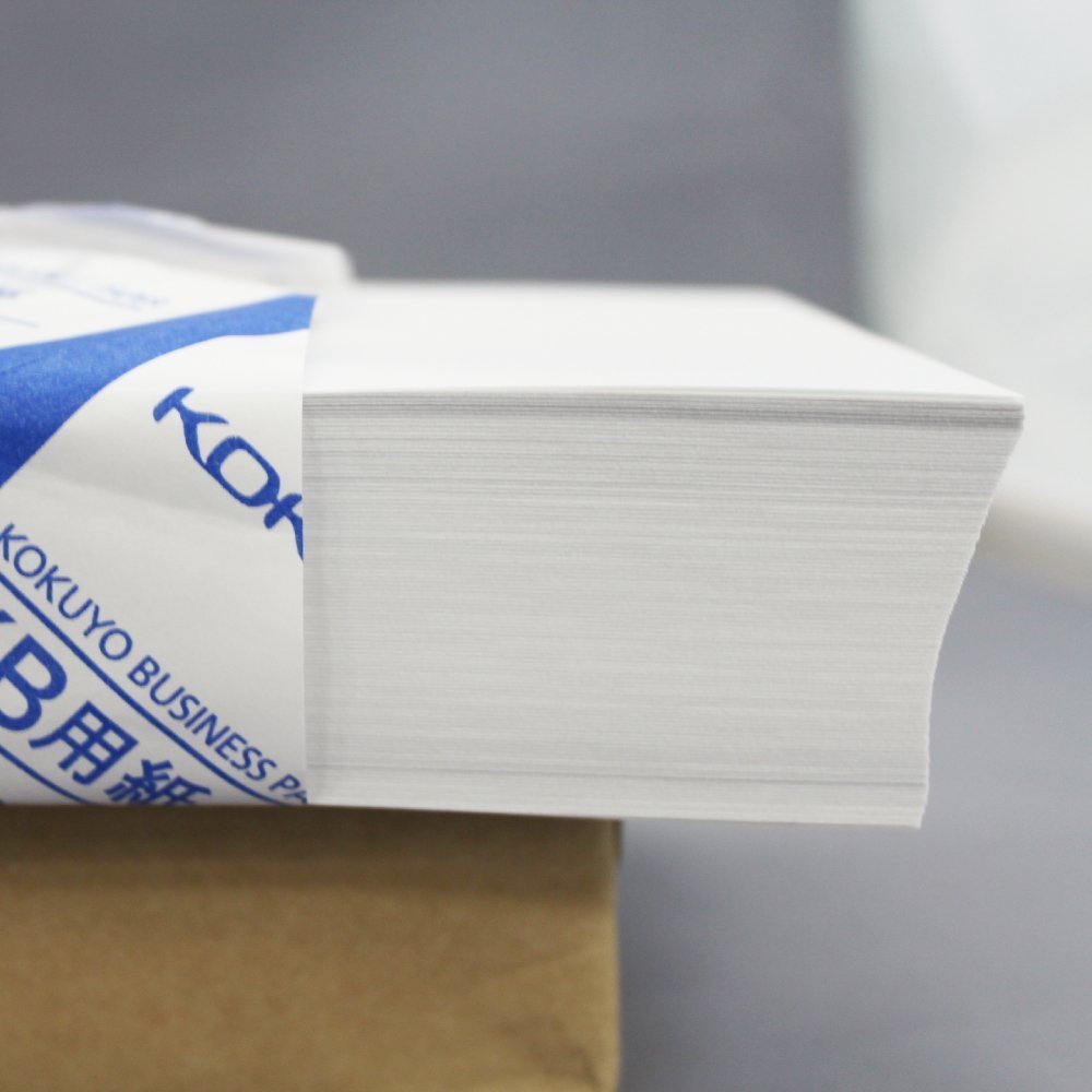 Kokuyo KB paper both FSC-certified paper 64g A4 500 sheets KB-39N. Pack of 2. 1000seets(Japan import)