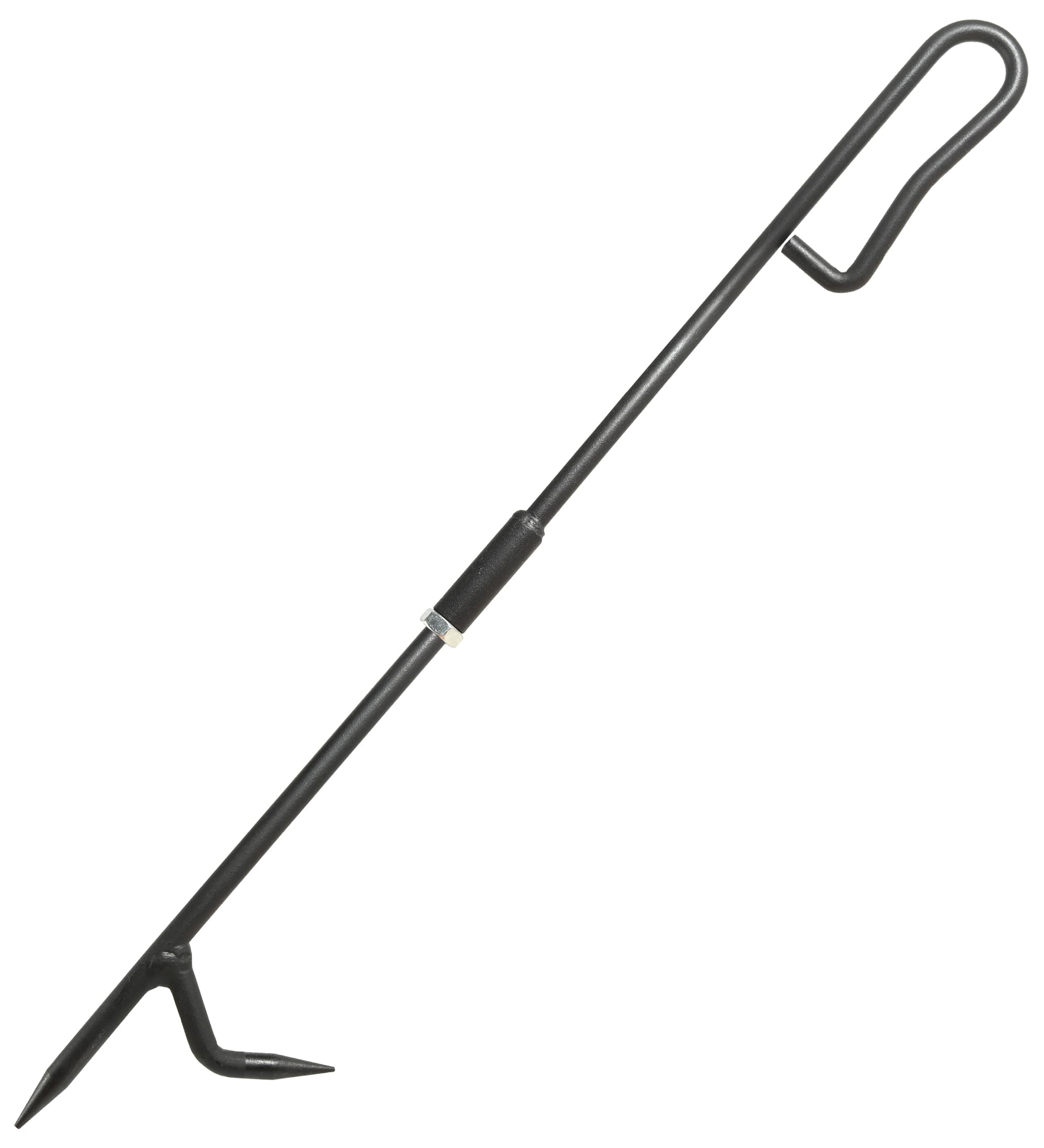 Stecoeico Fire Poker. 40 Inch, Strong & Sturdy and Durable One Piece Fire Pit Poker. Sturdy Extra Long Fireplace Poker with Strength. Perfect Fire Poker for Camping, Backyard Fire Pit and Fireplace.