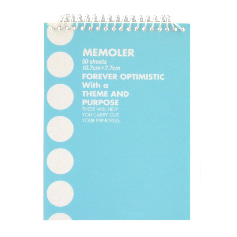 Kokuyo Memo Pad, Memory Ruled, A7, 40 Sheets, Mee-300B Blue