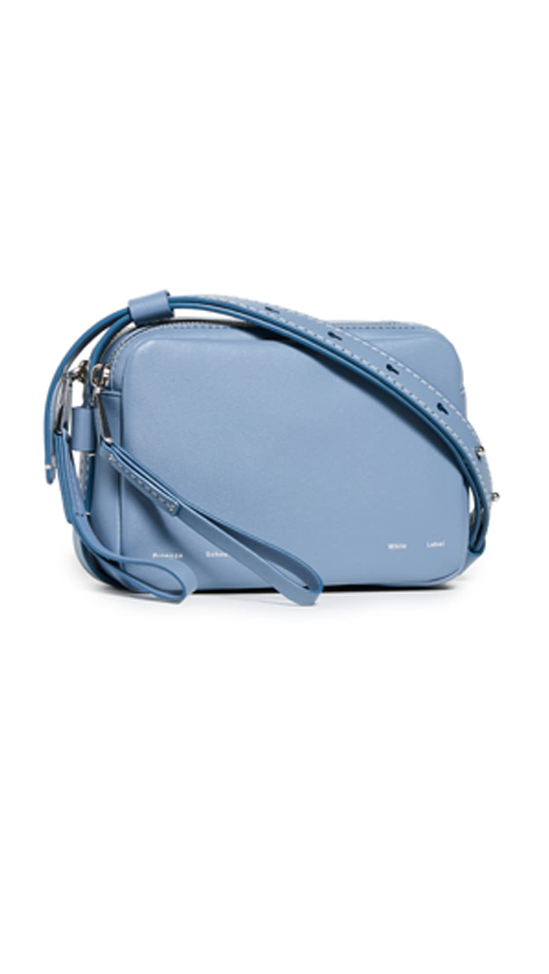 Proenza Schouler White Label Women's Watts Leather Camera Bag, Dove Grey, One Size