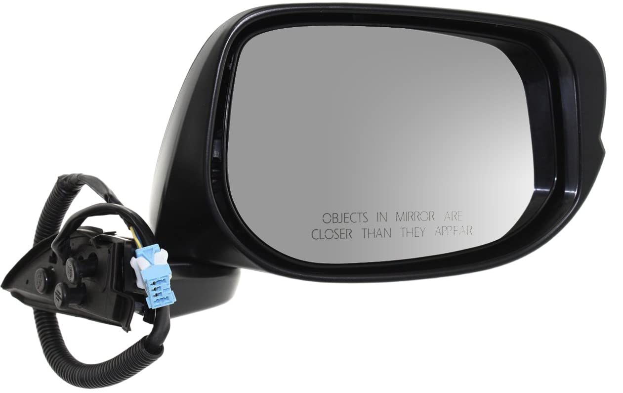 Kool Vue Right Power Door Mirror Compatible With Honda Fit 2009-2014 Paintable