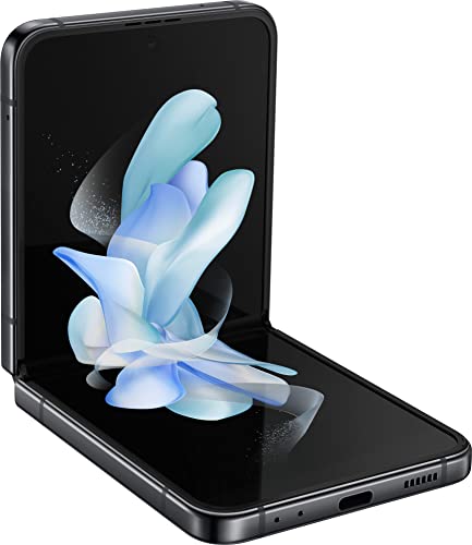 SAMSUNG Galaxy Z Flip4 5G 512GB 8GB RAM Factory Unlocked (GSM Only | No CDMA - not Compatible with Verizon/Sprint) - Black (Renewed)