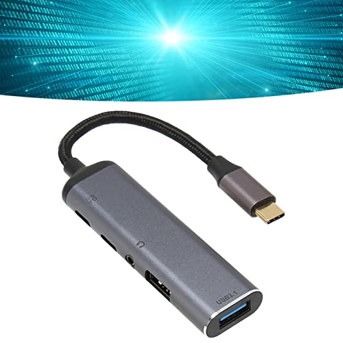 USB C Hub, USB C Adapter, Type C Hub to USB3.1 USB2.0 Adapter, 5 in 1 USB C Docking Station with 4K , PD100W for Mobile Phones, Laptops, Desktop Computers, Tablet