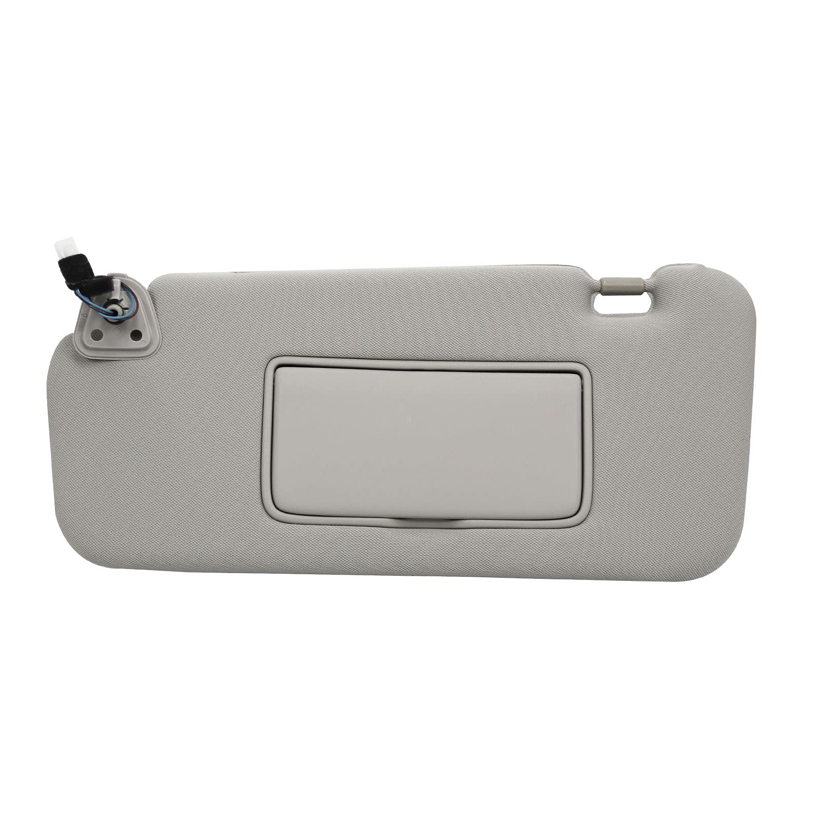 Nakuuly Left Driver Side Sun Visor with Light Compatible with 2009 2010 2011 2012 2013 2014 Nissan Murano Gray Sunvisor Replaces # 96401-1AA1B