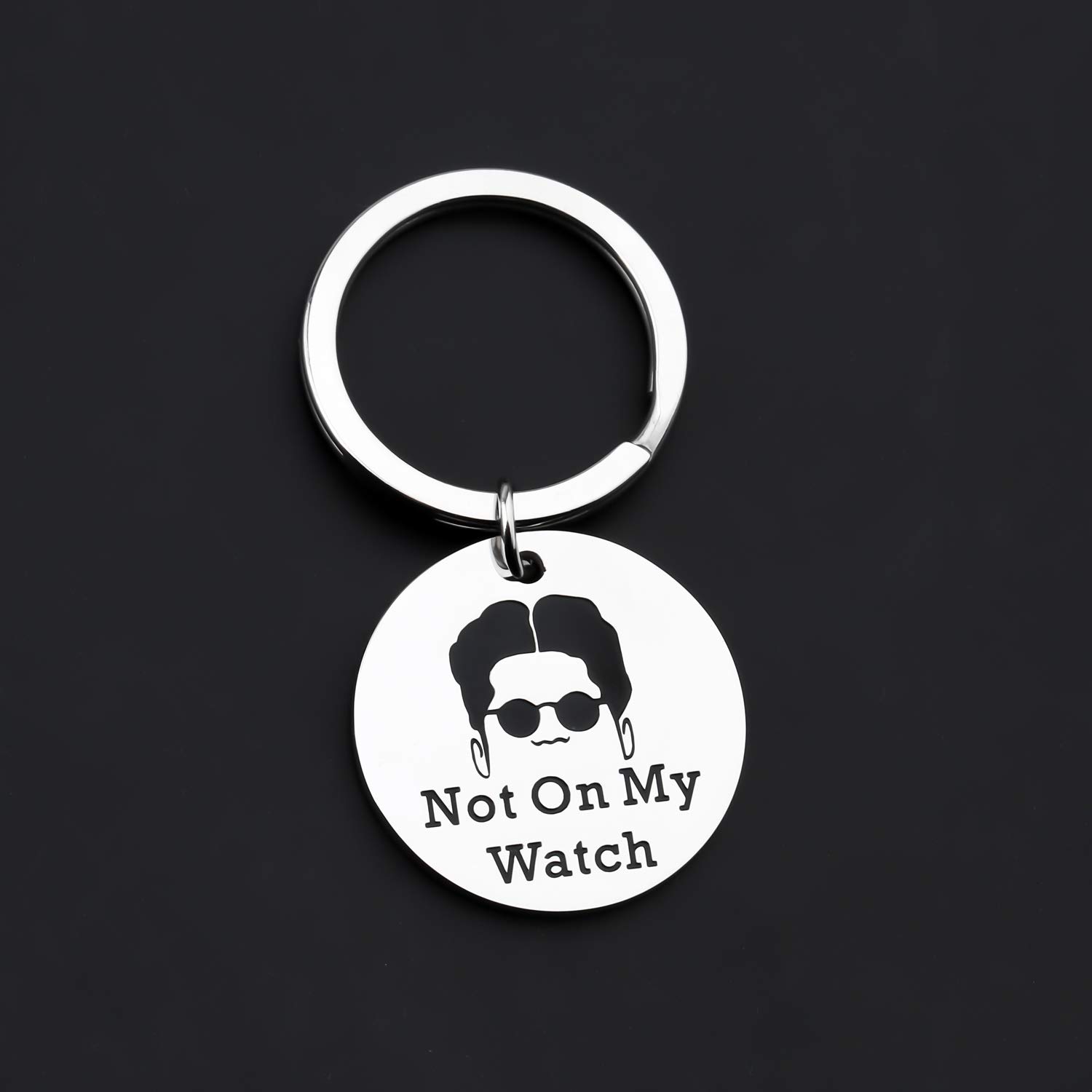 Lywjyb Birdgot TV Show Inspired Gift Not On Keychain Gift for TV Show Fans Best Friends (Guillermo ky)