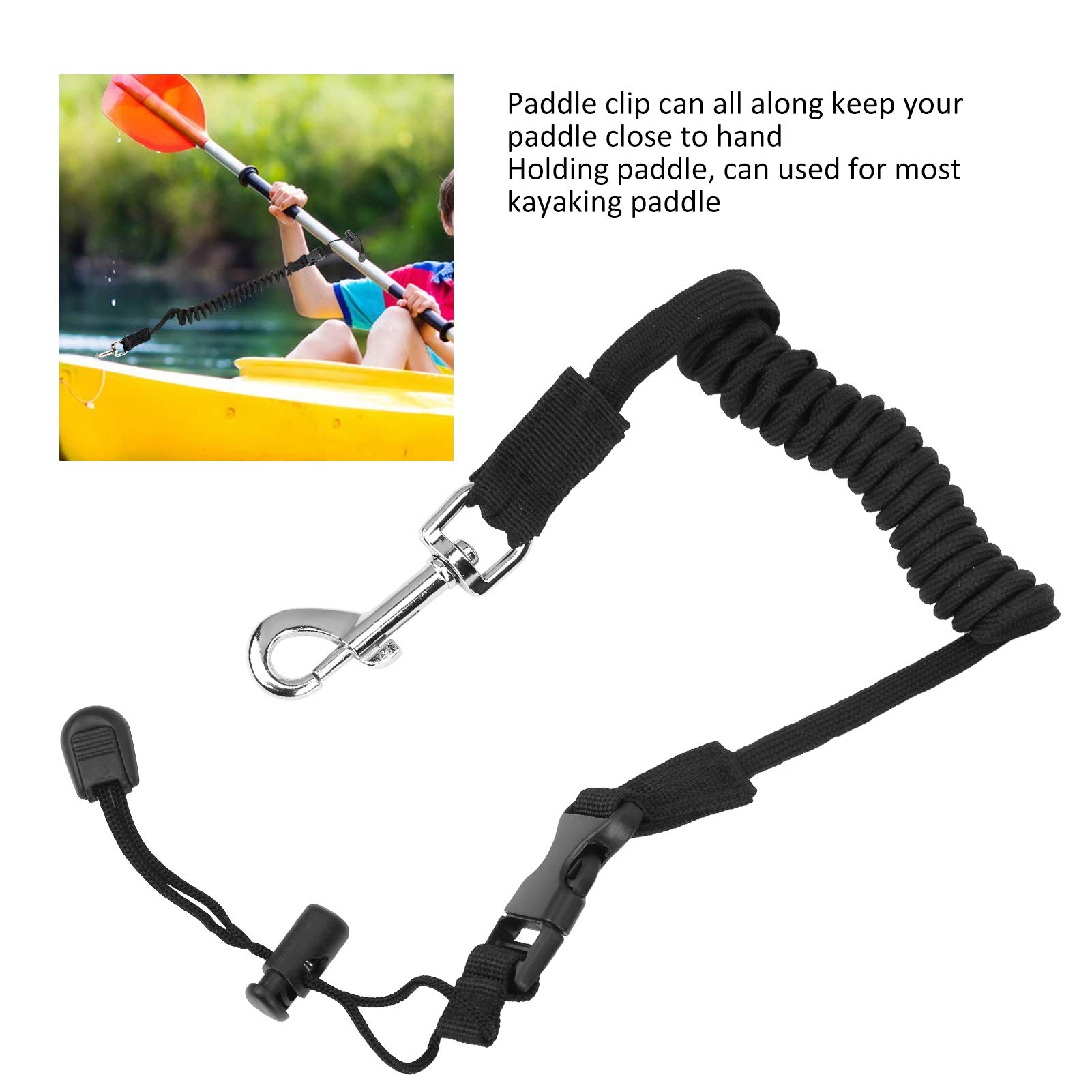 OUKENS Paddle Board Traction Rope, Kayak Canoe Paddle Safety Rope Holder Clip Boat Mount Kit Modified Repairing Accessory