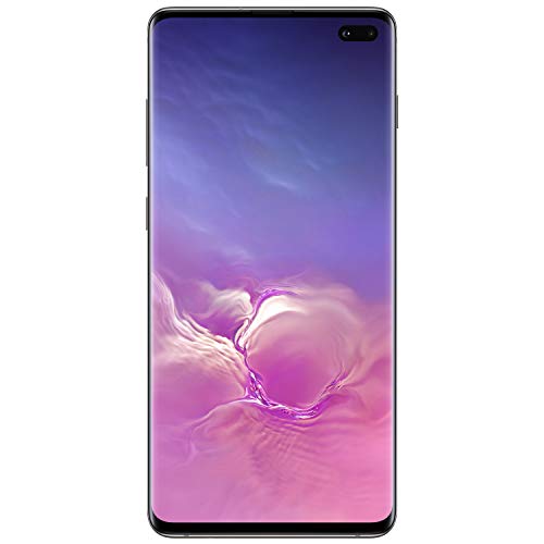 Samsung Galaxy S10+ Factory Unlocked Android Cell Phone | US Version | 1TB of Storage | Fingerprint ID and Facial Recognition | Long-Lasting Battery | Ceramic Black
