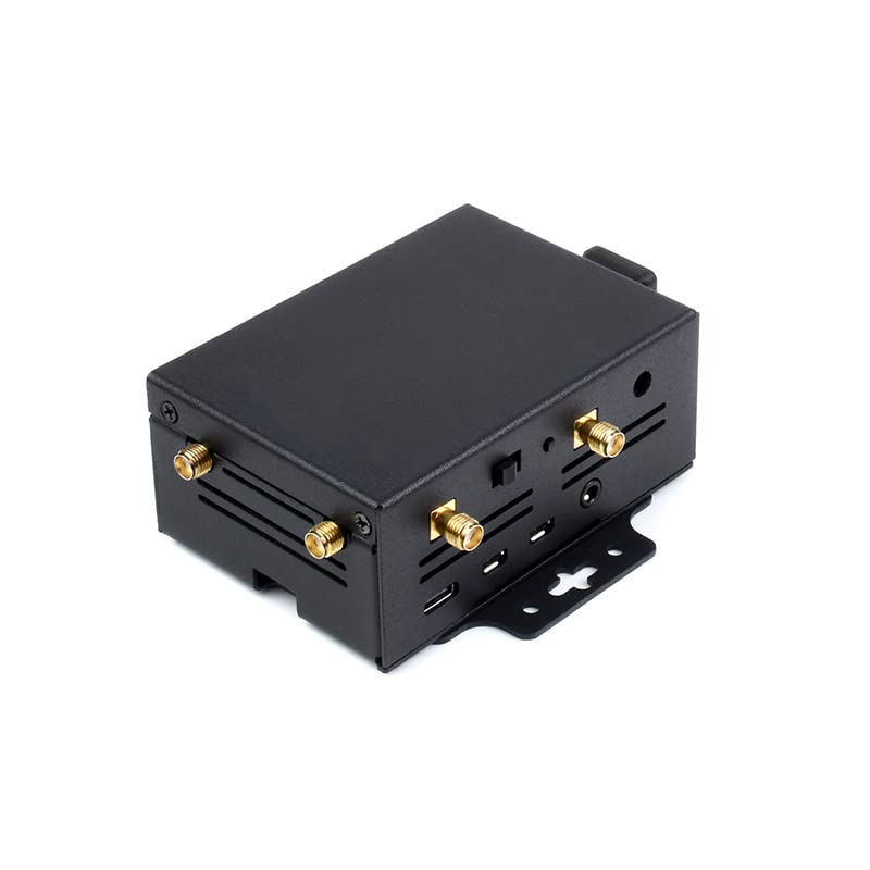 Waveshare SIM8202G-M2 5G HAT Compatible with Raspberry Pi Quad Antennas 5G NSA, Multi-Band, 5G/4G/3G Compatible with Case