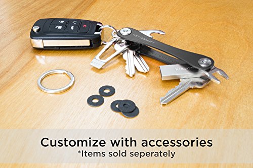 KeySmart Classic - Compact Key Holder and Keychain Organizer (up to 14 Keys, Blue)