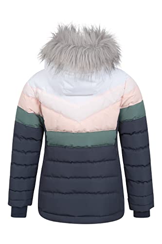 Mountain Warehouse Arctic Winter Kids Ski Jacket - Water Resistant Khaki Kids 9-10 Yrs (130-142 cm)