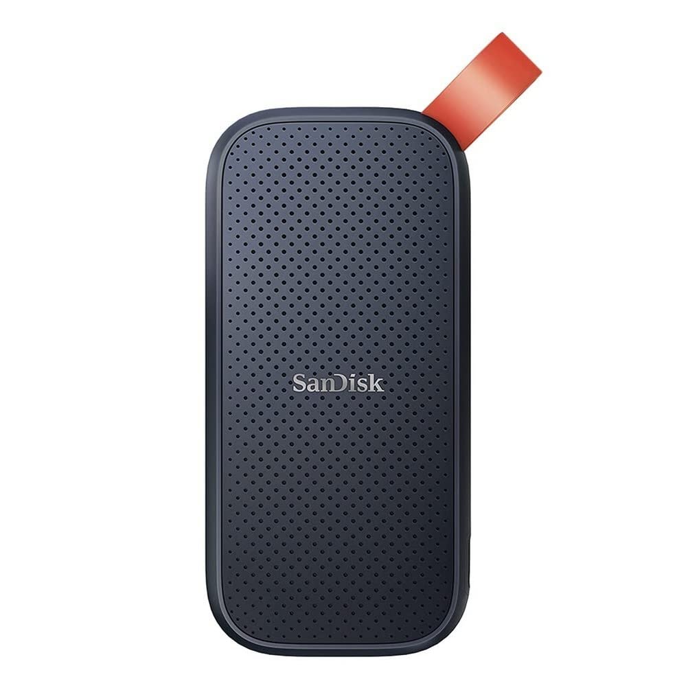 SanDisk 2TB Portable SSD - Up to 520MB/s, USB-C, USB 3.2 Gen 2 - SDSSDE30-2T00-G25,Solid State Drive