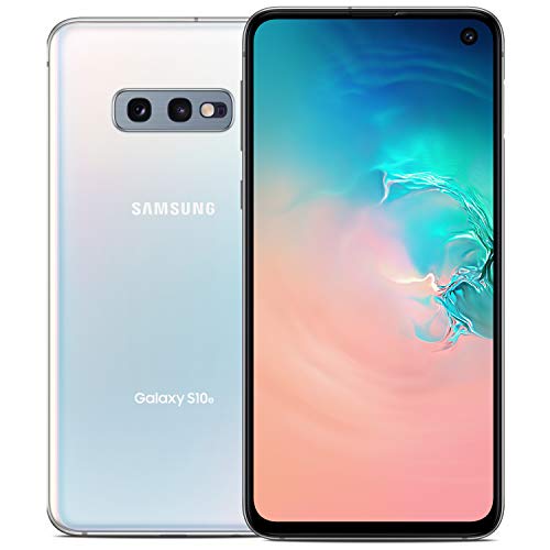 Samsung Galaxy S10e Factory Unlocked Android Cell Phone | US Version | 256GB of Storage | Fingerprint ID and Facial Recognition | Long-Lasting Battery | U.S. Warranty | Prism White