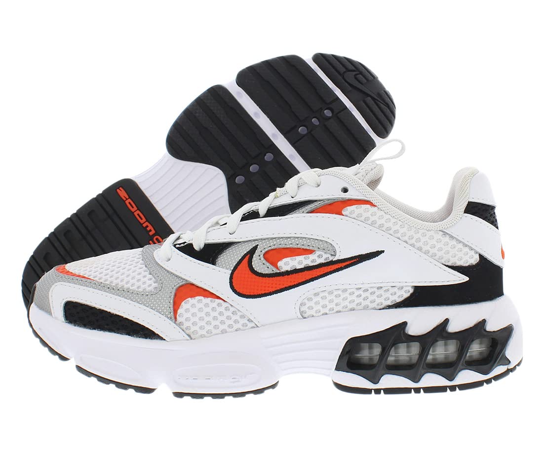 Nike Zoom Air Fire Womens Shoes Size 10, Color: White/Black/Orange-CW3876105