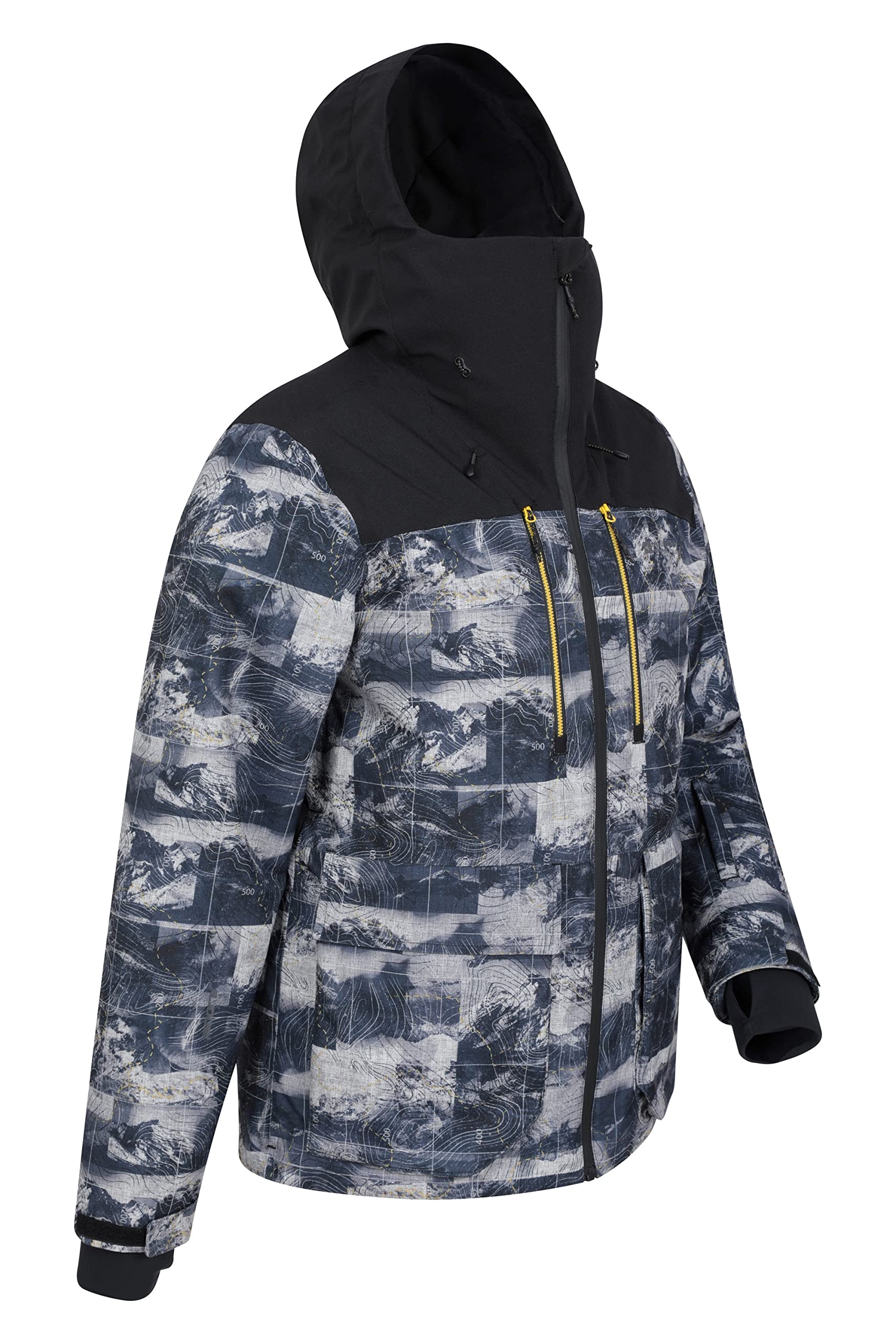 Mountain Warehouse Drayton Mens Waterproof Padded Ski Jacket - Breathable, Taped Seams, Warm & Cosy Navy 4X-Large