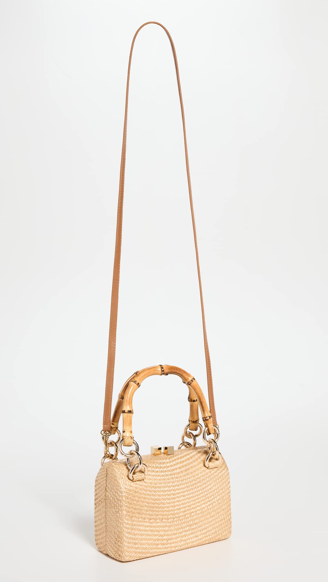 Serpui Marie Women's Little Church Bun Bag, Toast, Tan, Off White, One Size