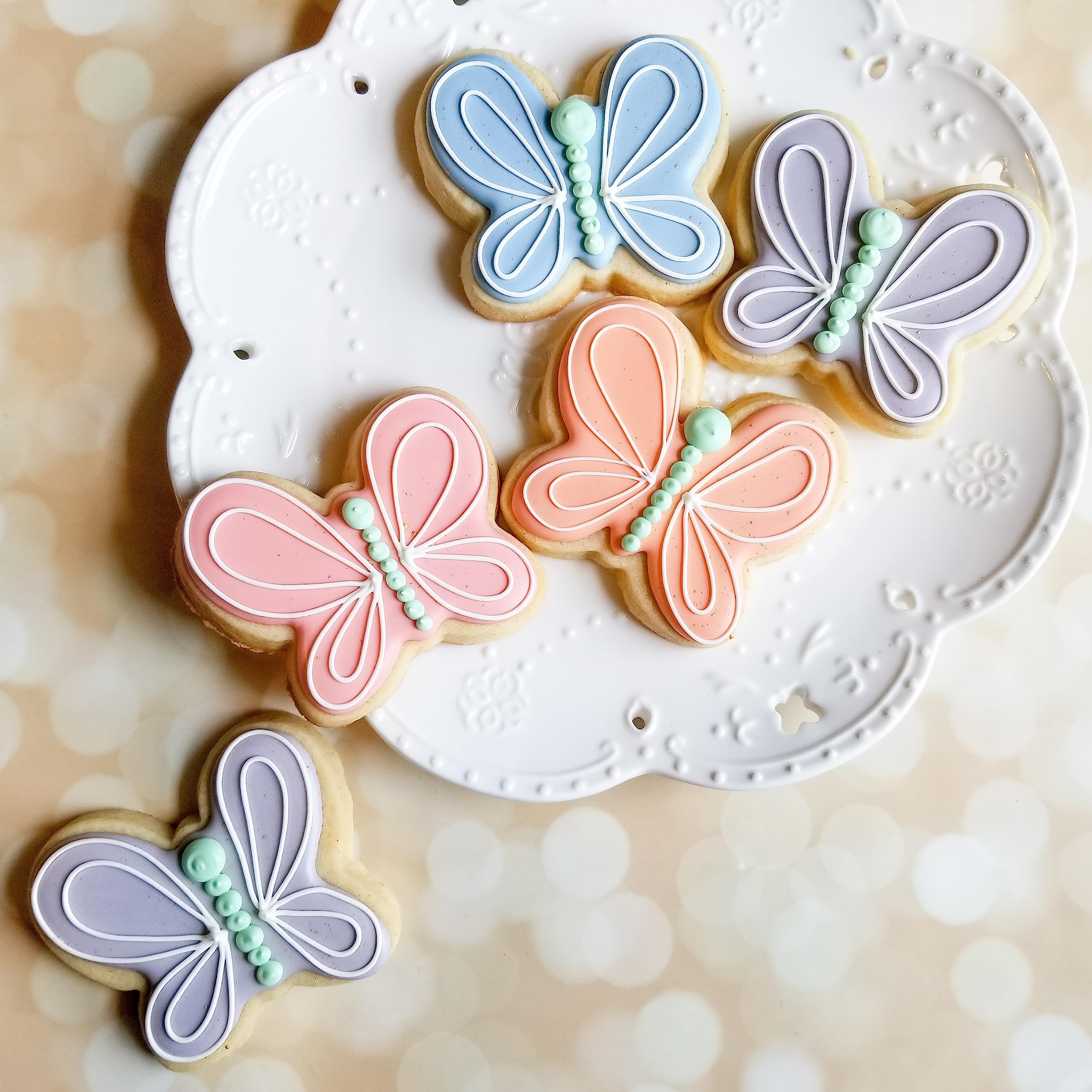 Sweet Cookie Crumbs Butterfly Cookie Cutter - Stainless Steel