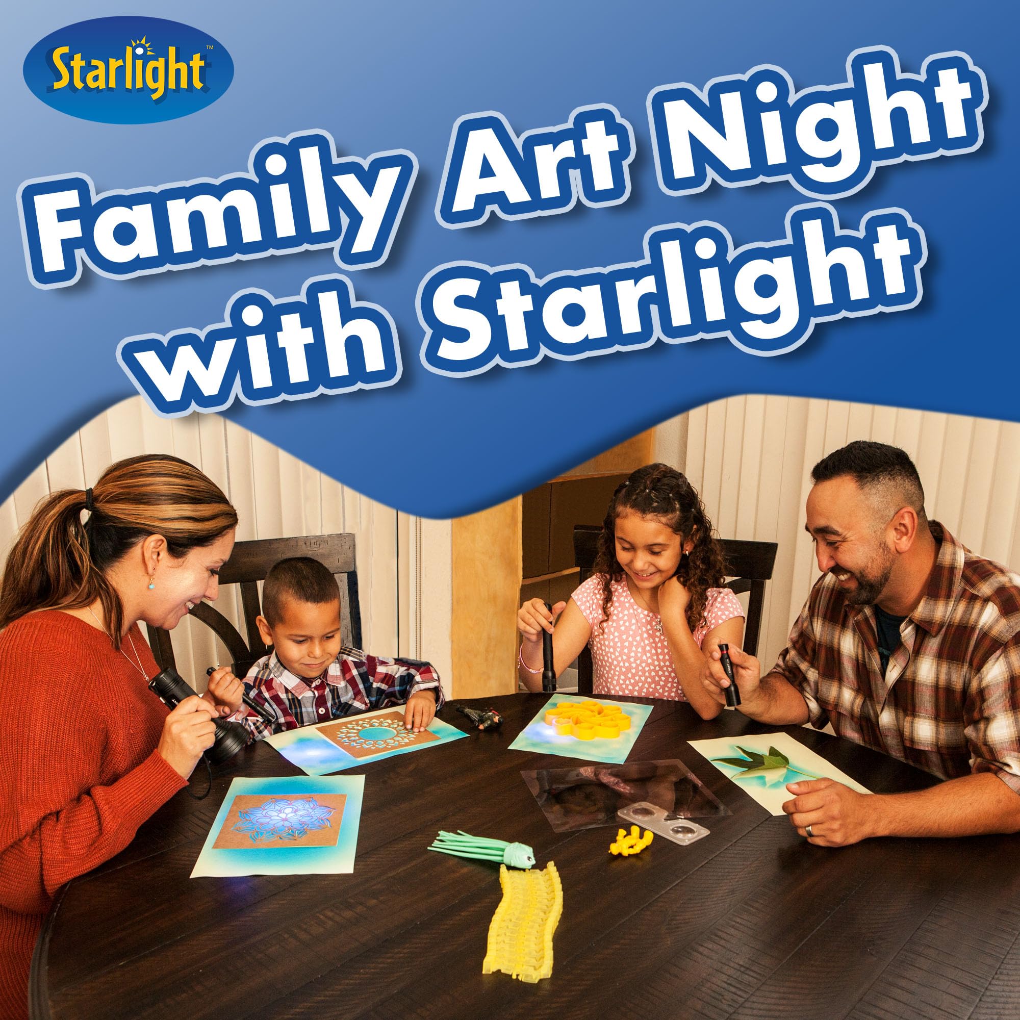 Starlight Cyanotype Kit | Instant 8"x10" Cyanotype Paper β No Water Needed | Sun Printing Kit for Kids, Crafts & Science β 20 Sheets of Sun Paper