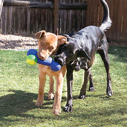 KONG Squeezz Action Bone Dog Toy Large