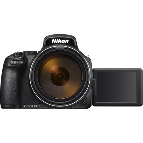 Nikon COOLPIX P1000 Digital Camera with NIKKOR 24-3000mm Lens+Case+128 Memory Cards+Tripod(22PC)