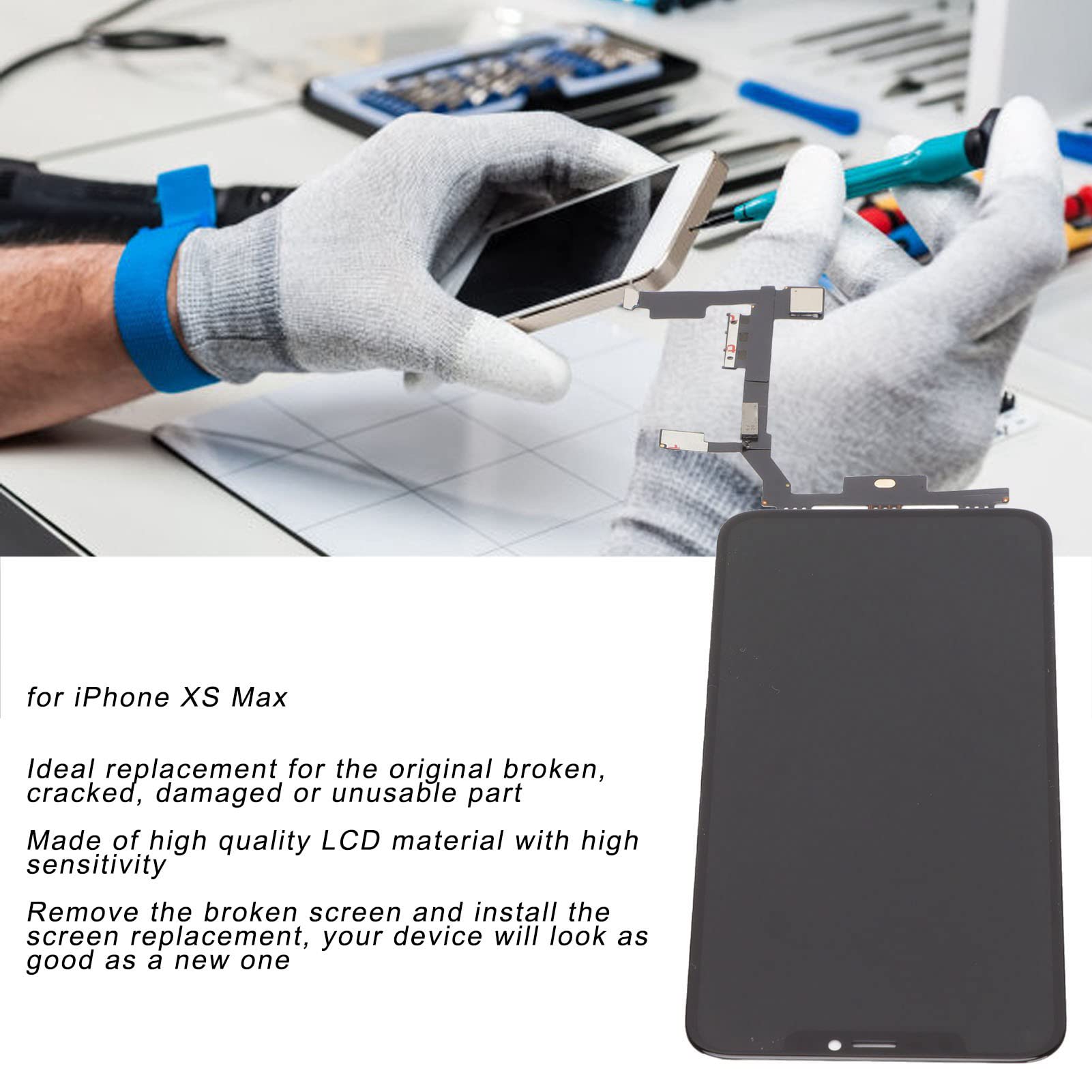 Mobile Phone Display,LCD Touch Screen Replacement, Mobile Phone Display Main Screen Replacement,Main Screen Replacement, LCD Touch Screen Repair Parts for iPhone Xs Max