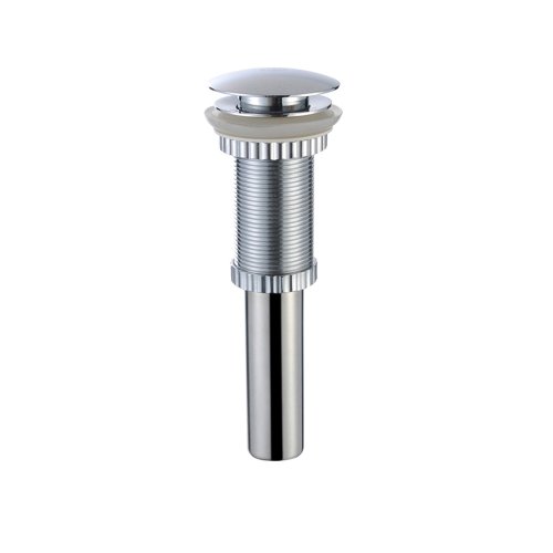 Kraus FVS-1007-PU-10CH Ramus Single Lever Vessel Bathroom Faucet with Matching Pop Up Drain Chrome