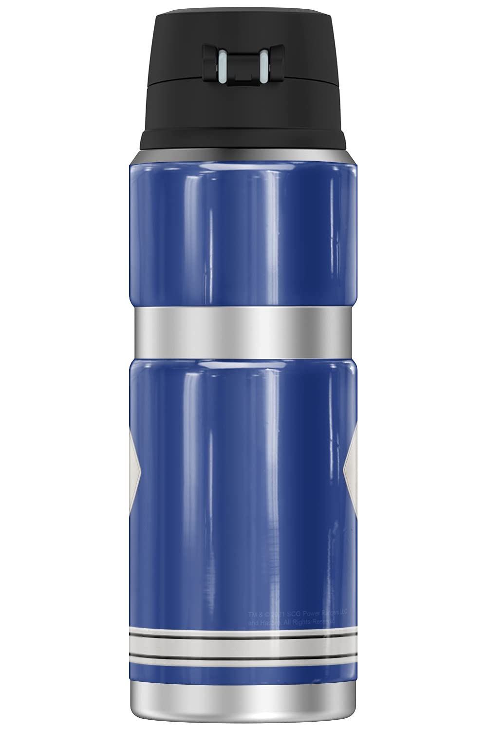 Power Rangers Blue Ranger Emblem THERMOS STAINLESS KING Stainless Steel Drink Bottle, Vacuum insulated & Double Wall, 24oz