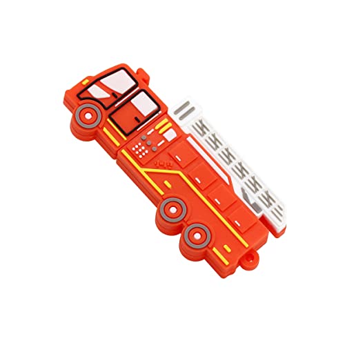 USB 3.0 Flash Drive Cartoon Fire Truck USB Stick 64GB High Speed Data Transfer Mini Pendrive Cle USB Disk - Civetman